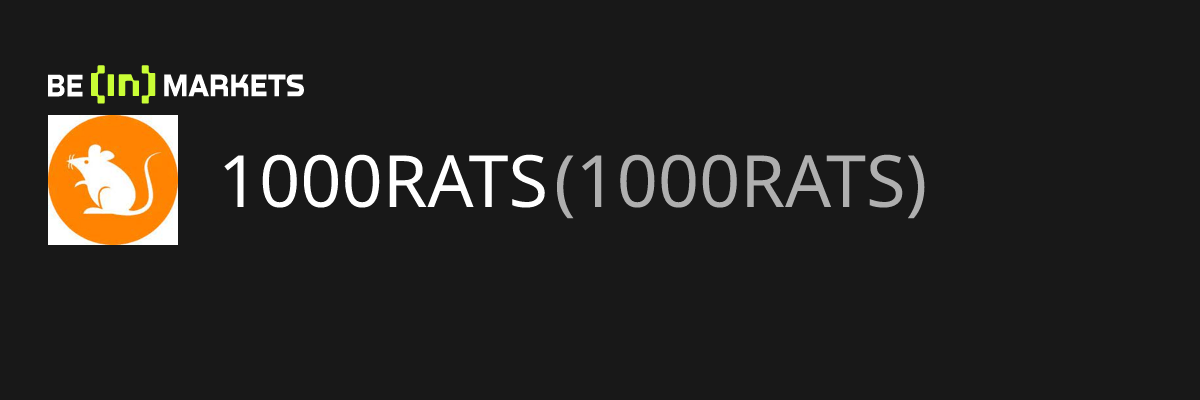 1000RATS (1000RATS) Price, MarketCap, Charts and Fundamentals Info ...