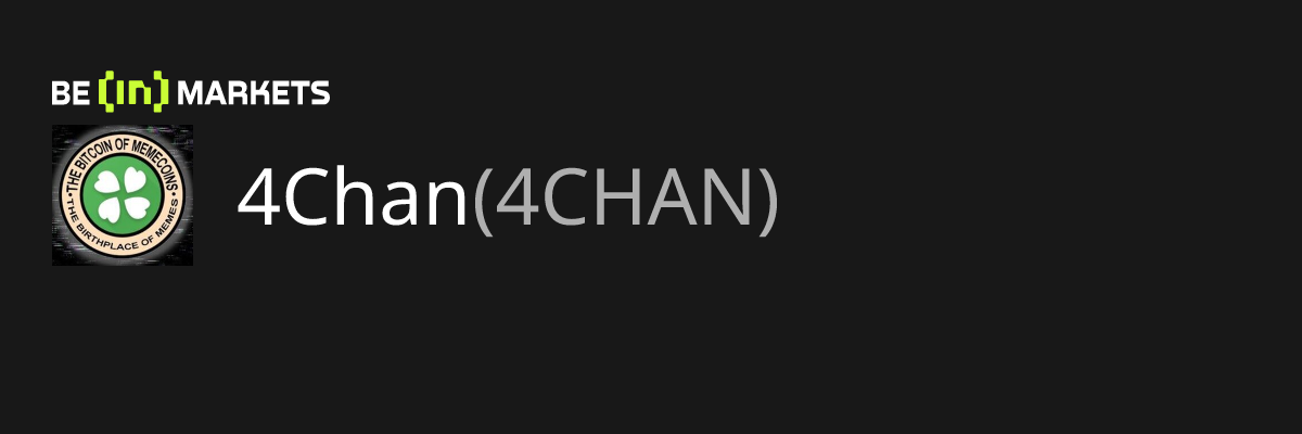 4Chan (4CHAN) Price, MarketCap, Charts and Fundamentals Info - BeInCrypto