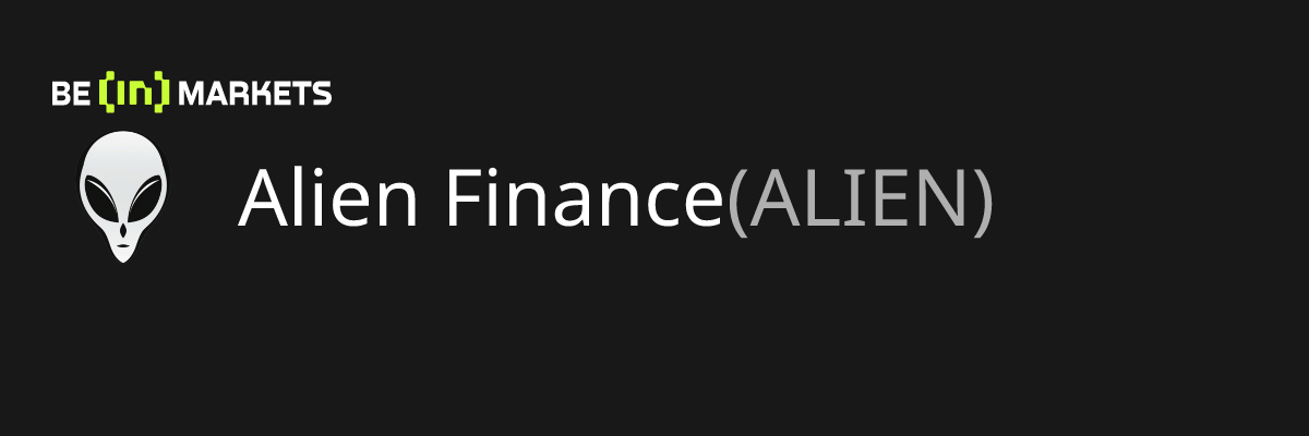 Alien Finance (ALIEN) Price, MarketCap, Charts and Fundamentals Info ...