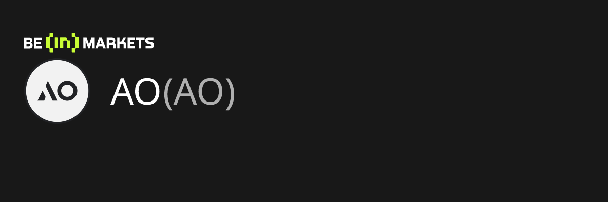 AO (AO) Price, MarketCap, Charts and Fundamentals Info - BeInCrypto