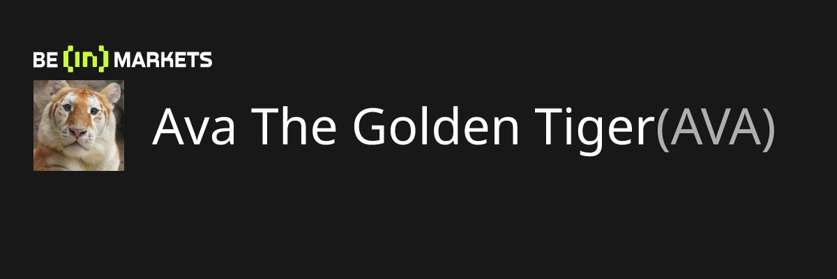 Ava The Golden Tiger (AVA) Price, MarketCap, Charts and Fundamentals ...