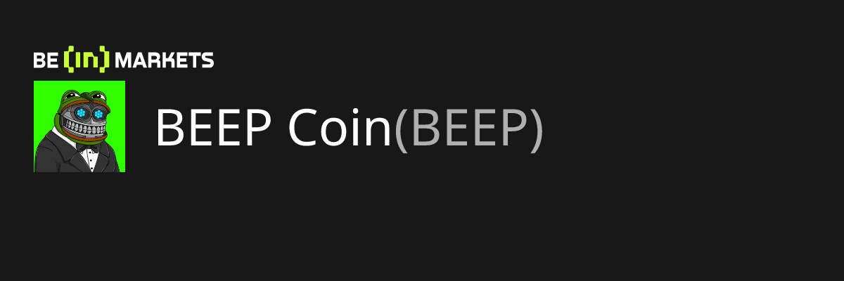 BEEP Coin (BEEP) Price, MarketCap, Charts and Fundamentals Info ...