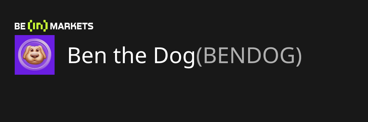 Ben the Dog (BENDOG) Price, MarketCap, Charts and Fundamentals Info ...