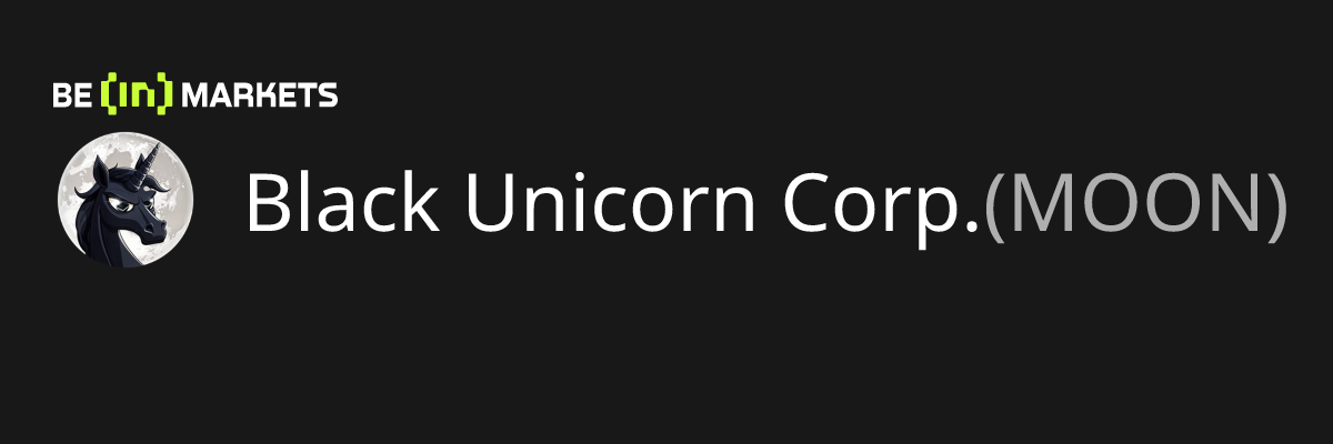Black Unicorn Corp. (MOON) Price, MarketCap, Charts and Fundamentals Info - BeInCrypto