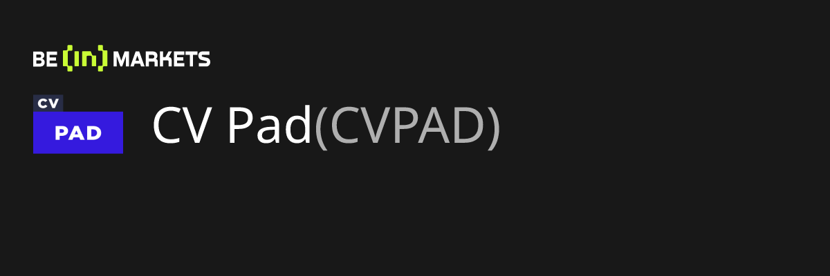 CV Pad (CV-PAD) Price, MarketCap, Charts and Fundamentals Info - BeInCrypto