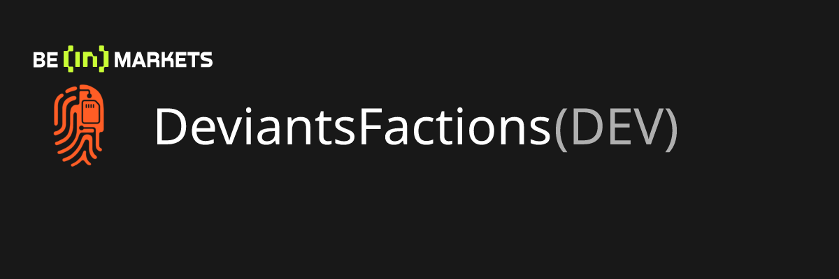 DeviantsFactions (DEV) Price, MarketCap, Charts and Fundamentals Info ...