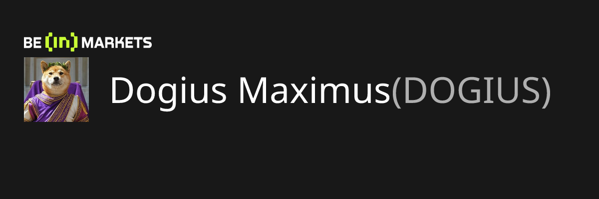 Dogius Maximus (DOGIUS) Price, MarketCap, Charts and Fundamentals Info ...