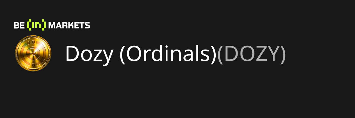Dozy (Ordinals) (DOZY-ORDINALS) Price, MarketCap, Charts and ...