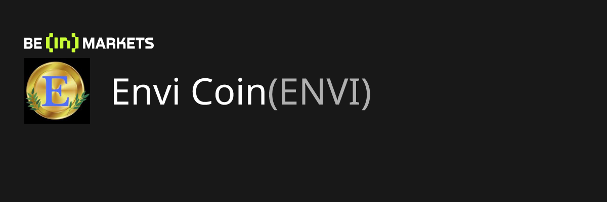 Envi Coin (ENVI) Price, MarketCap, Charts and Fundamentals Info ...