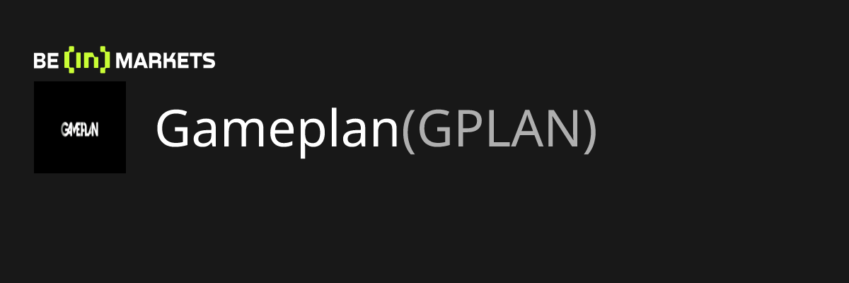 Gameplan (GPLAN) Price, MarketCap, Charts and Fundamentals Info - BeInCrypto
