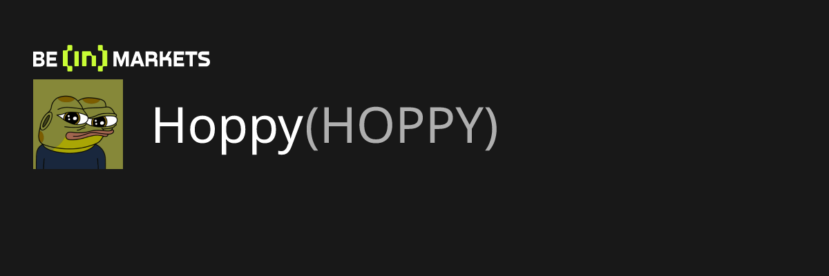 Hoppy (HOPPY) Price, MarketCap, Charts and Fundamentals Info - BeInCrypto
