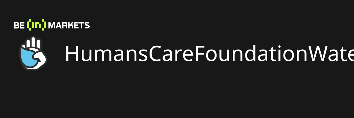 HumansCareFoundationWater (HCFW) Price, MarketCap, Charts and Fundamentals Info - BeInCrypto