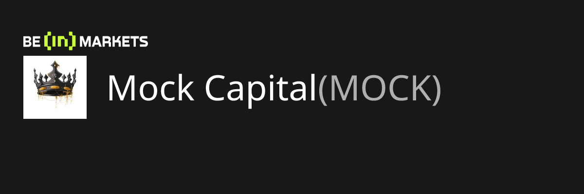 Mock Capital (MOCK) Price, MarketCap, Charts and Fundamentals Info ...