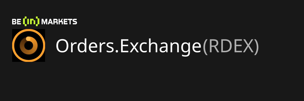 Orders.Exchange (RDEX) Price, MarketCap, Charts and Fundamentals Info ...