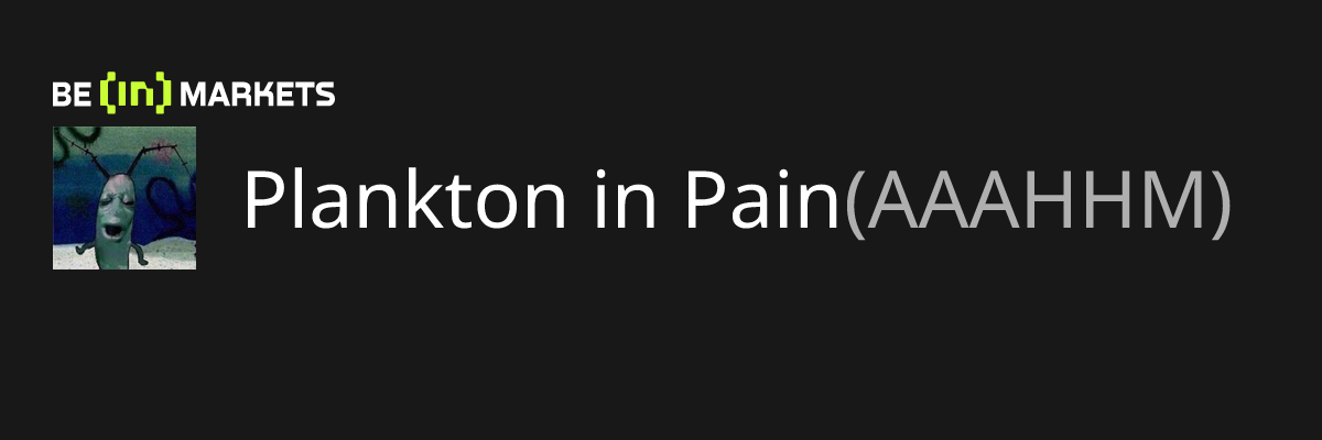 Plankton in Pain (AAAHHM) Price, MarketCap, Charts and Fundamentals ...