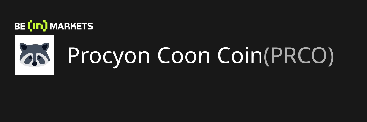 Procyon Coon Coin (PRCO) Price, MarketCap, Charts and Fundamentals Info ...