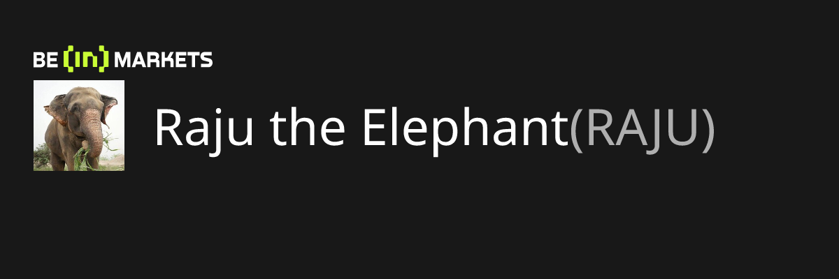 Raju the Elephant (RAJU-THE-ELEPHANT) Price, MarketCap, Charts and ...