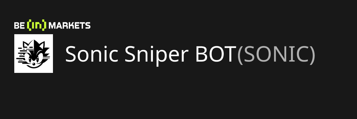 Sonic Sniper BOT (SONIC) Price, MarketCap, Charts and Fundamentals Info - BeInCrypto