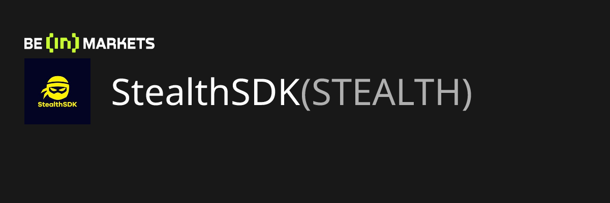 StealthSDK (STEALTH) Price, MarketCap, Charts and Fundamentals Info - BeInCrypto