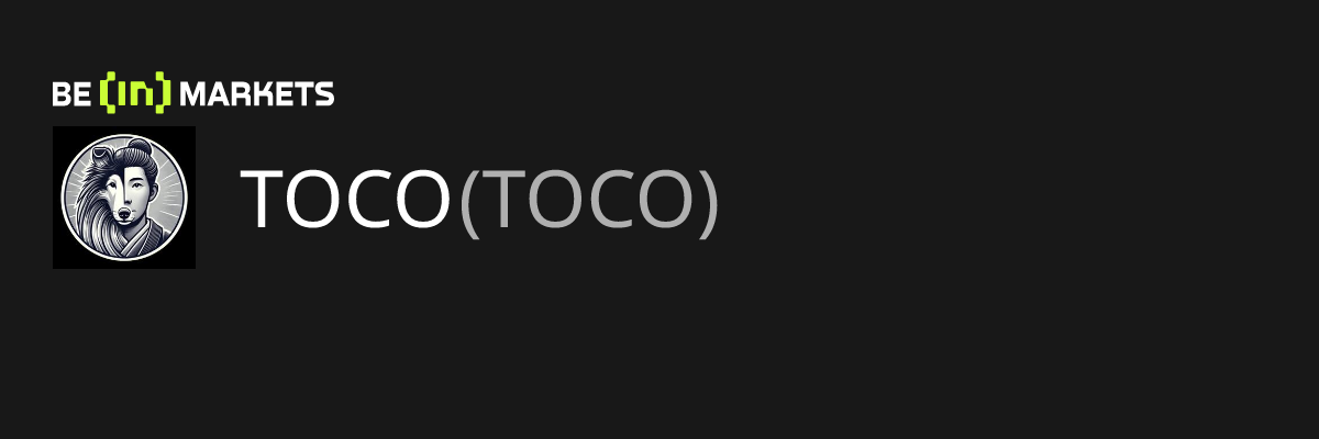 TOCO (TOCO) Price, MarketCap, Charts and Fundamentals Info - BeInCrypto