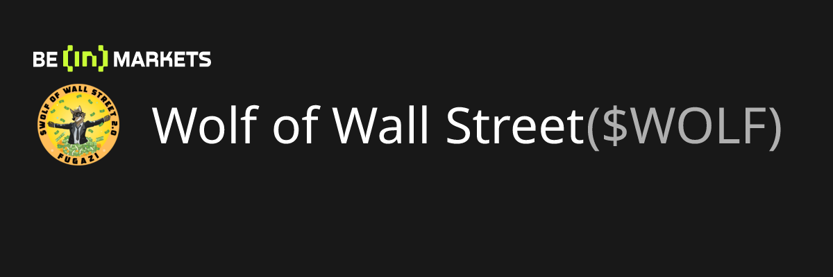 Wolf of Wall Street ($WOLF) Price, MarketCap, Charts and Fundamentals ...
