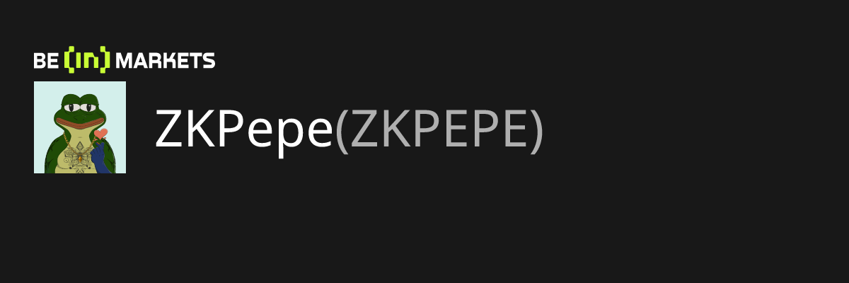 ZKPepe (ZKPEPE) Price, MarketCap, Charts and Fundamentals Info - BeInCrypto